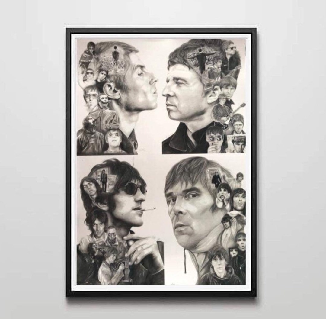 Four Legends Heads Poster Print - Etsy