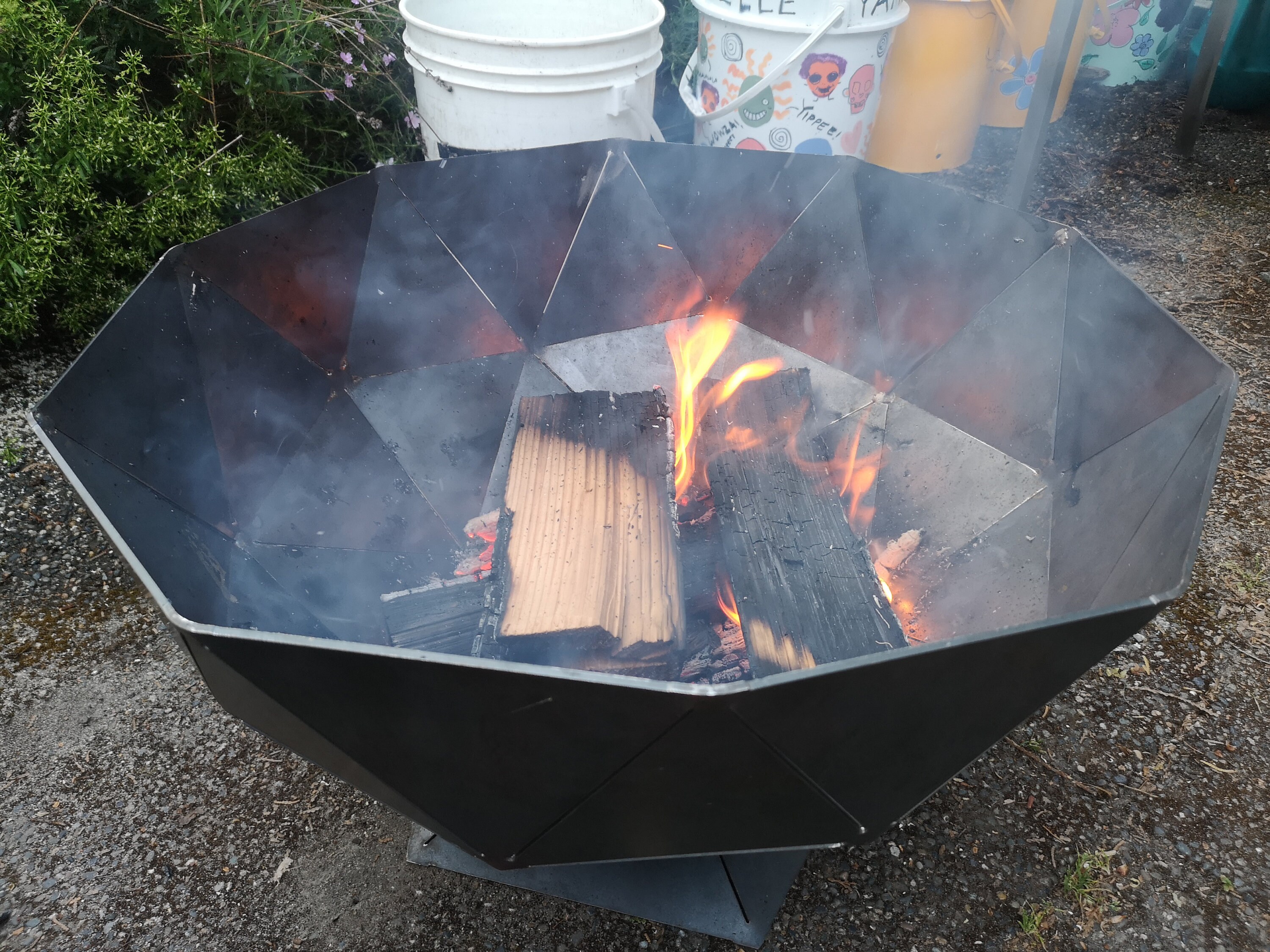 Geodesic Dome Firepit - Etsy