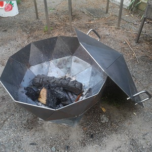 Geodesic Dome Firepit - Etsy