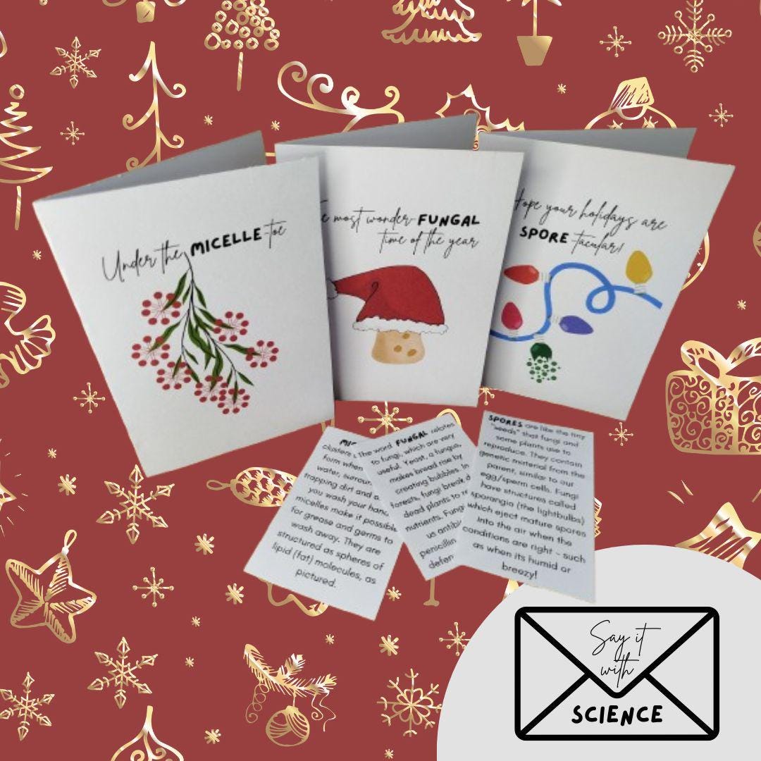 Microbiology Multipack: 3 Funny Science / Biology Themed Christmas ...