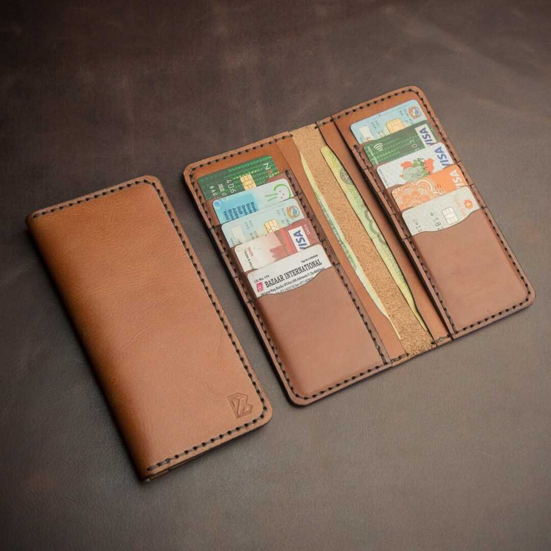 Baucha Long Wallet Original Leather Handcrafted for Men and Women - Etsy