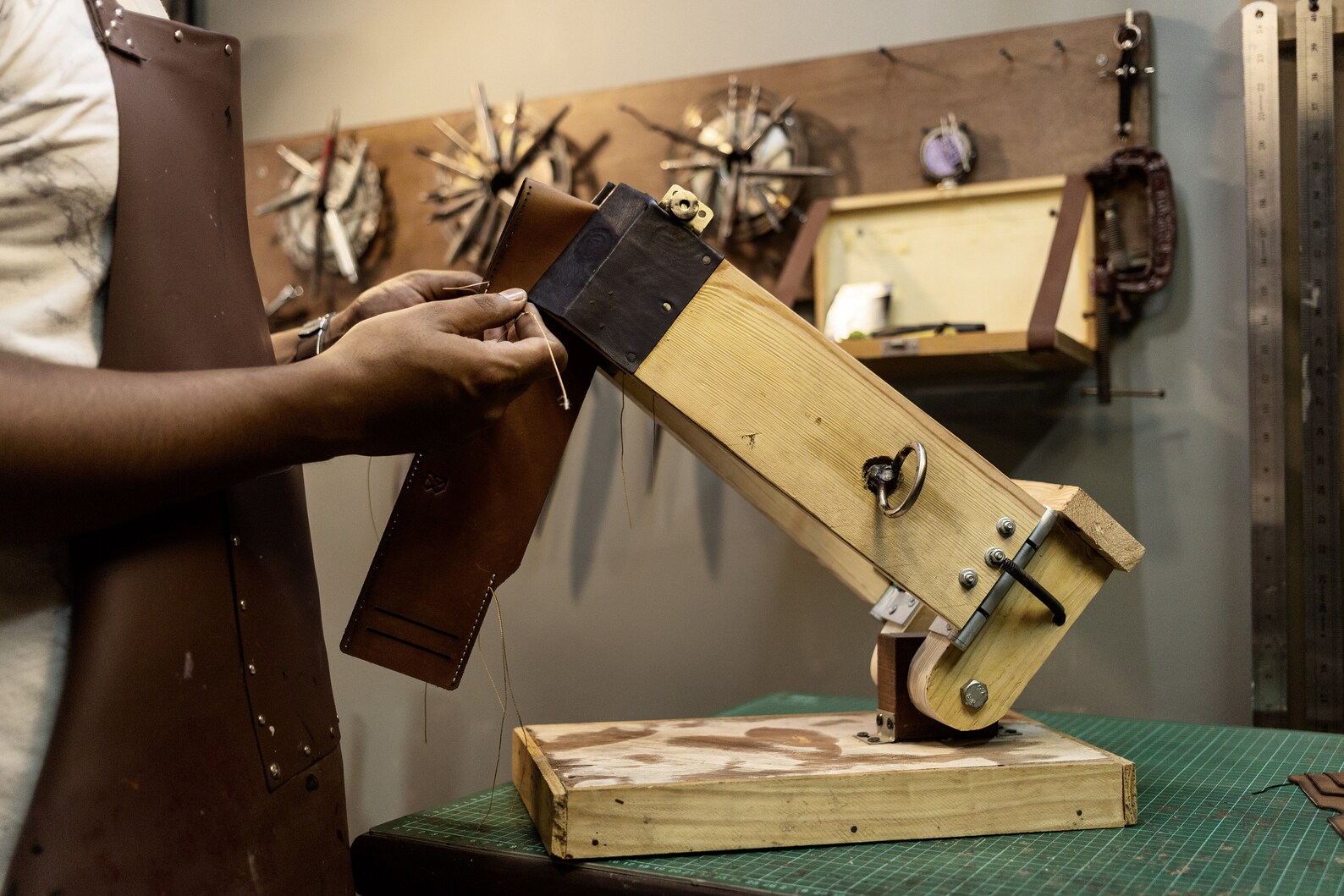 Baucha | Timeless AirTag Card Holder | Handcrafted Original Top Grain ...