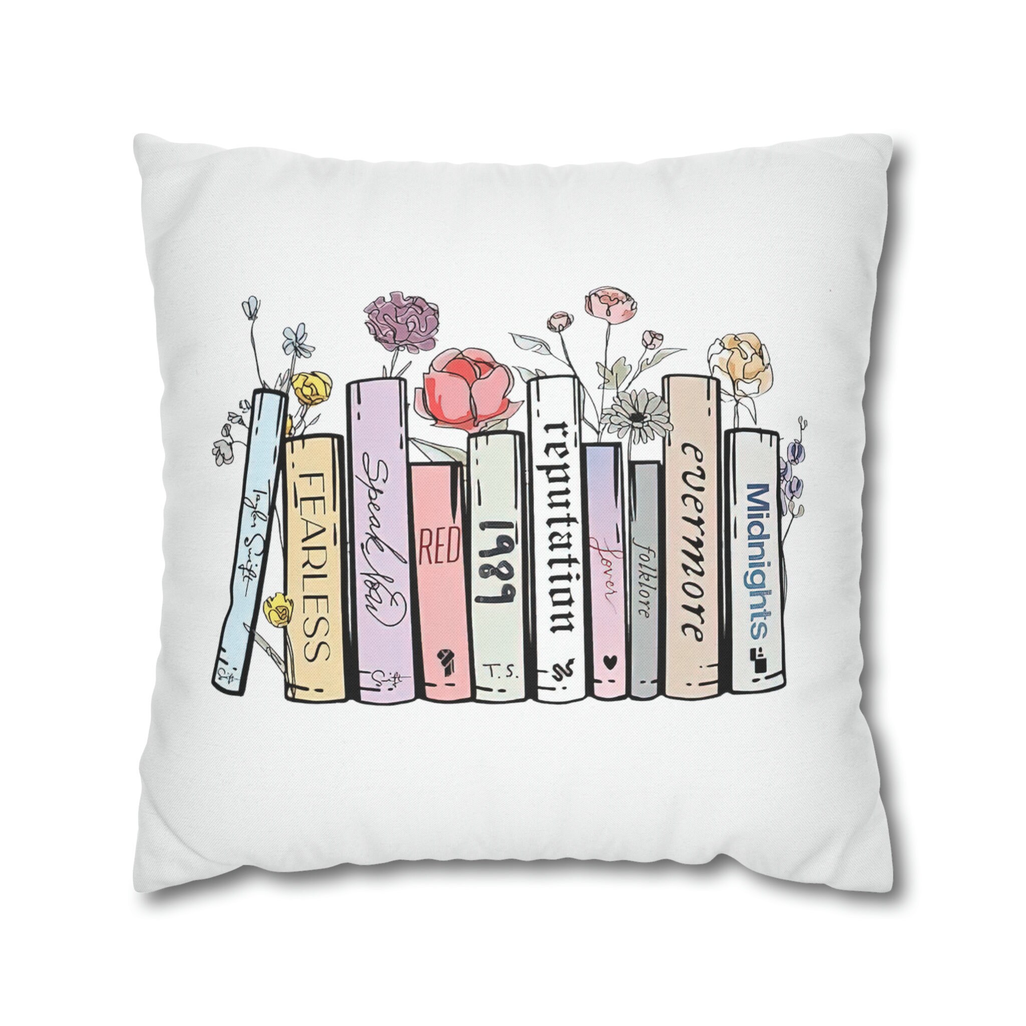 Swiftie Album Books Pillow, Home Decor, Swifty Paradise, Your ...