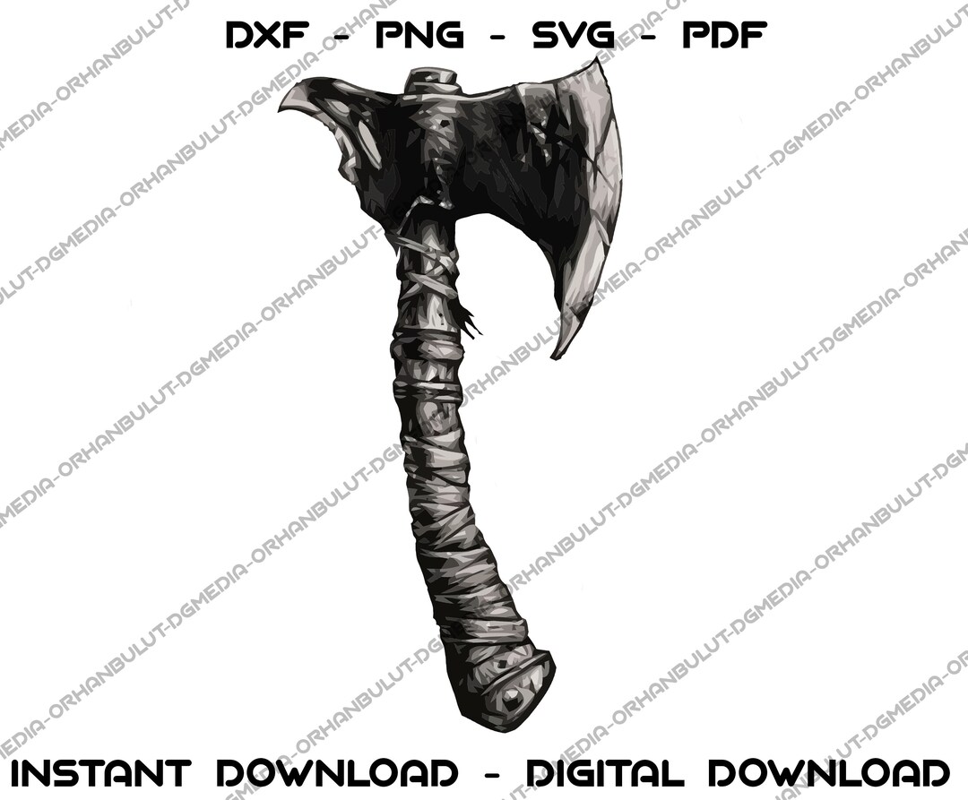 Viking Ax Viking Axe Perfect Wood Finishes and Various Decals Laser Cut ...