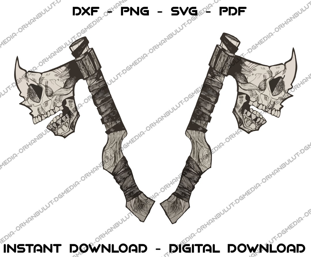 Viking Ax Viking Axe Perfect Wood Finishes and Various Decals Laser Cut ...