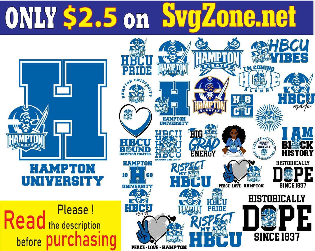 Hbcu Svg Bundle Svg Hampton University Svg Instant Digital - Etsy
