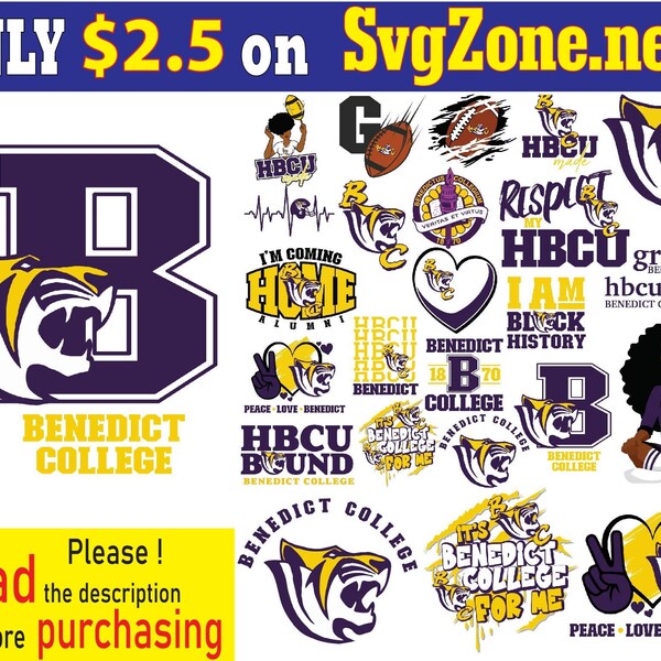 Benedict College Svg - Etsy
