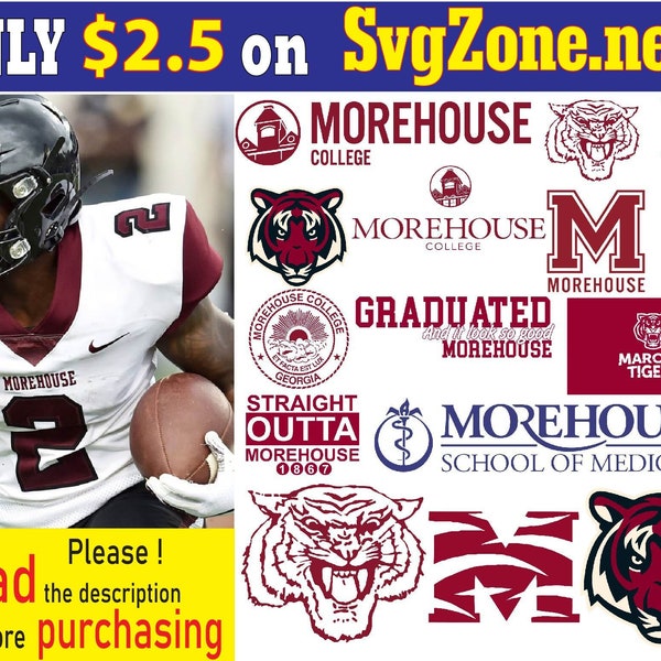Morehouse Logo Svg - Etsy