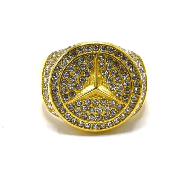 Stainless Steel Mercedes Benz Ring - Etsy