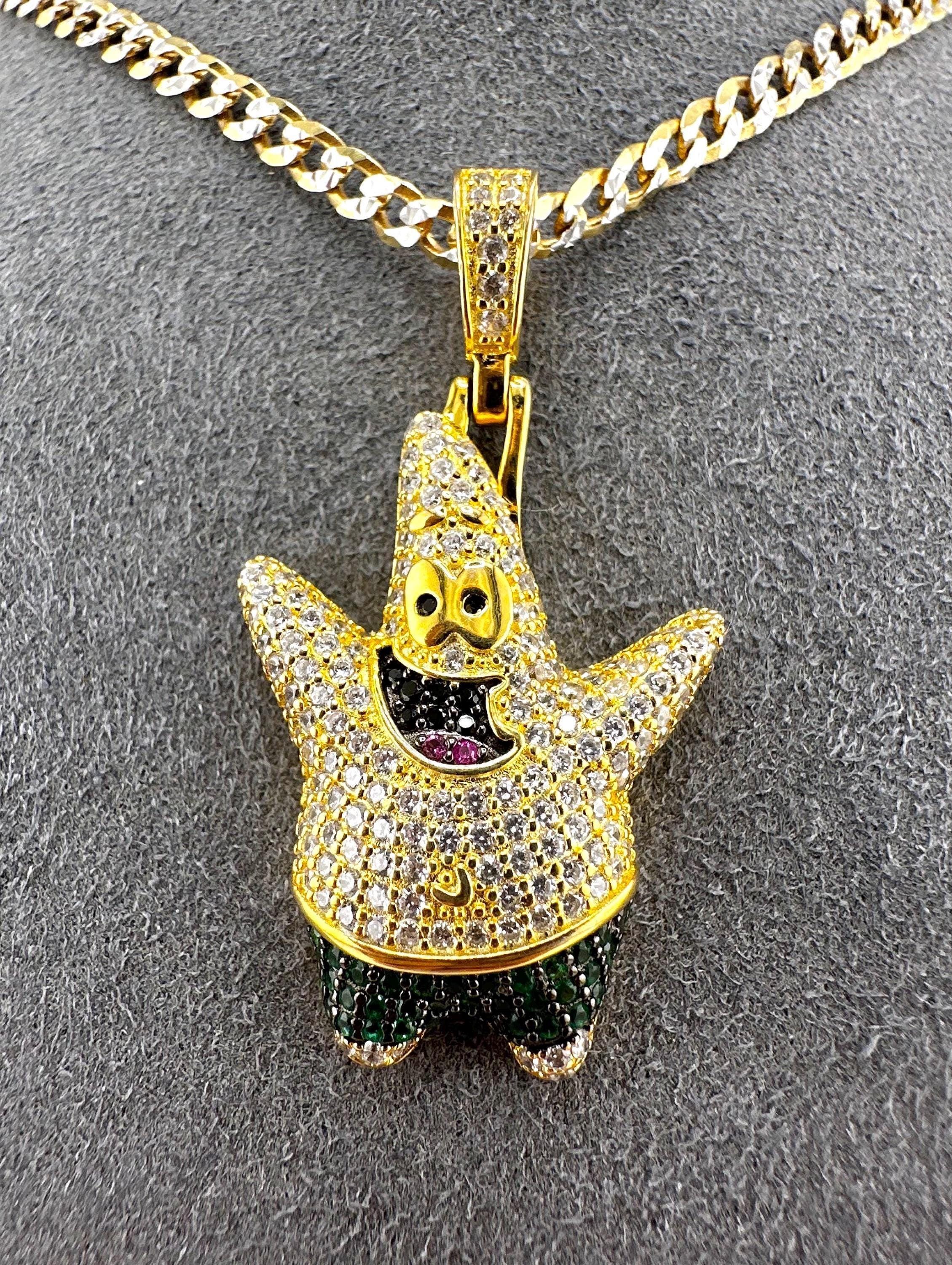 Iced out spongebob chain store