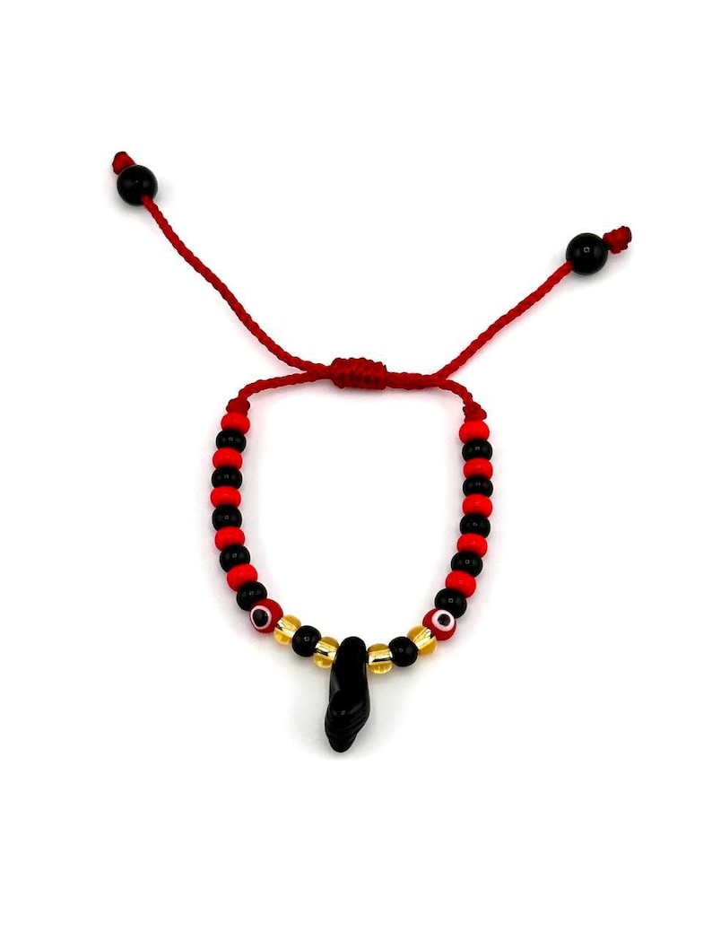 Azabache Baby Evil Eye Red Adjustable Bracelet, Red Bracelet, Baby ...