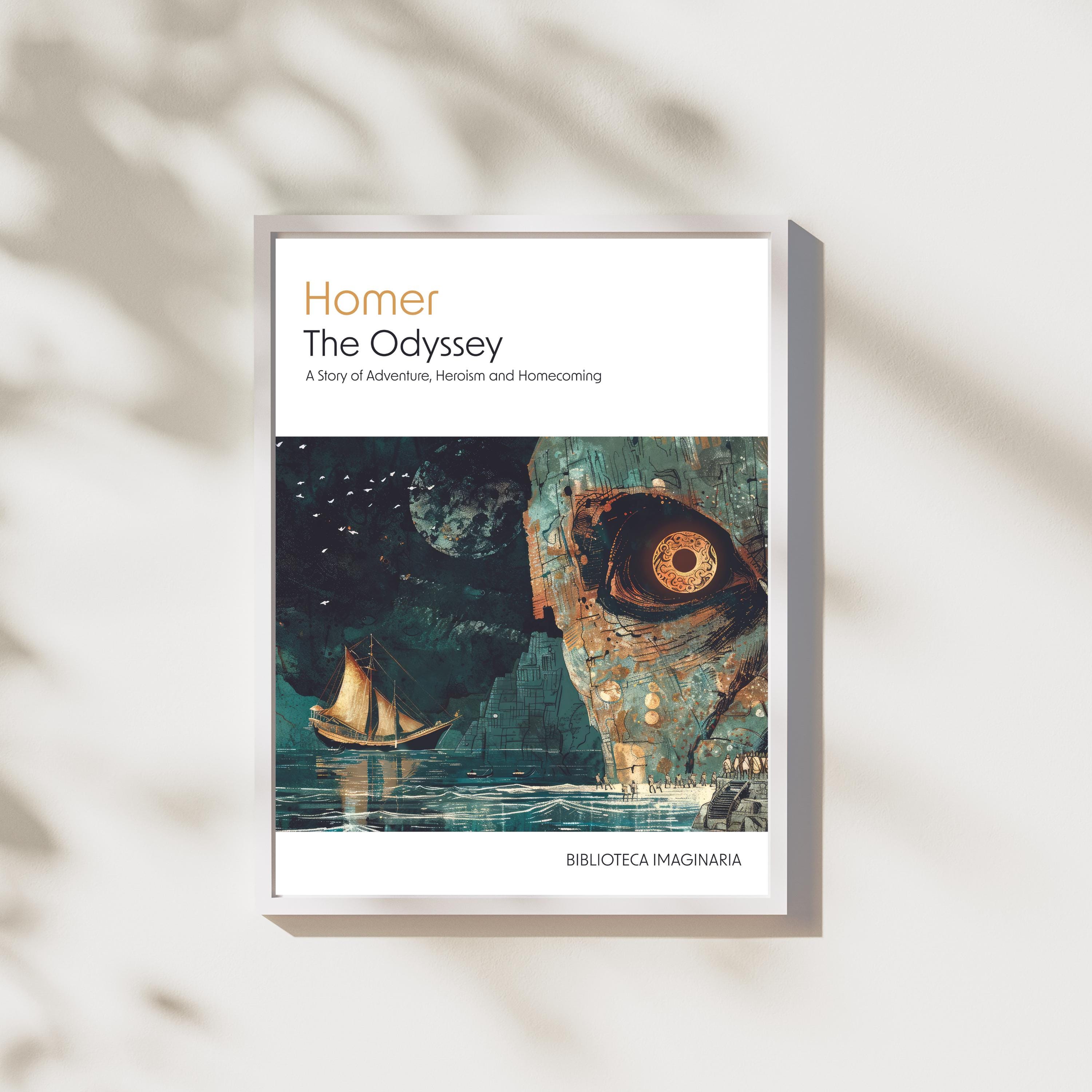 The Odyssey Art Print: Homer Literary Wall Art (instant Download) - Etsy