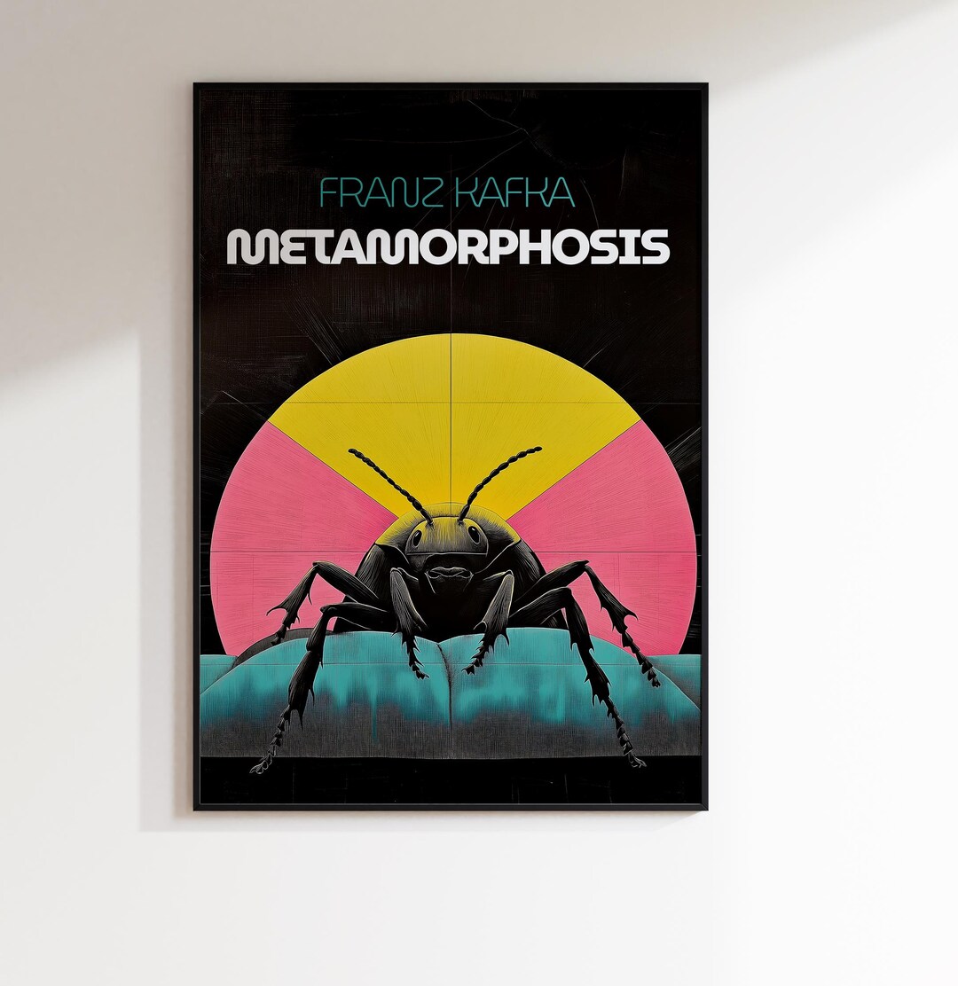 Franz Kafka, Metamorphosis, Kafka Book Print, Kafka Book Poster, Kafka ...