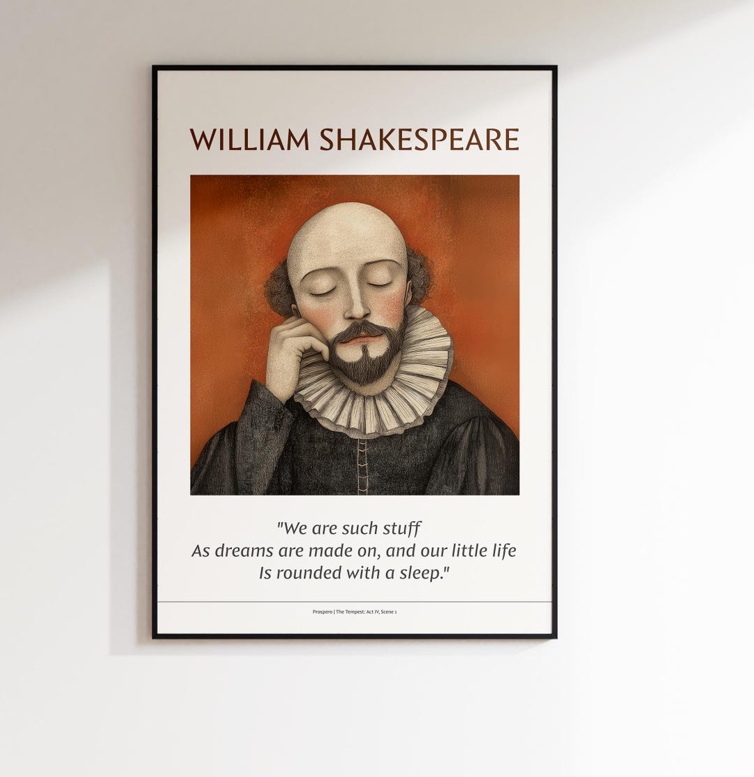 Shakespeare Quote, Shakespeare Quotation Theatre Art, Classroom Art ...