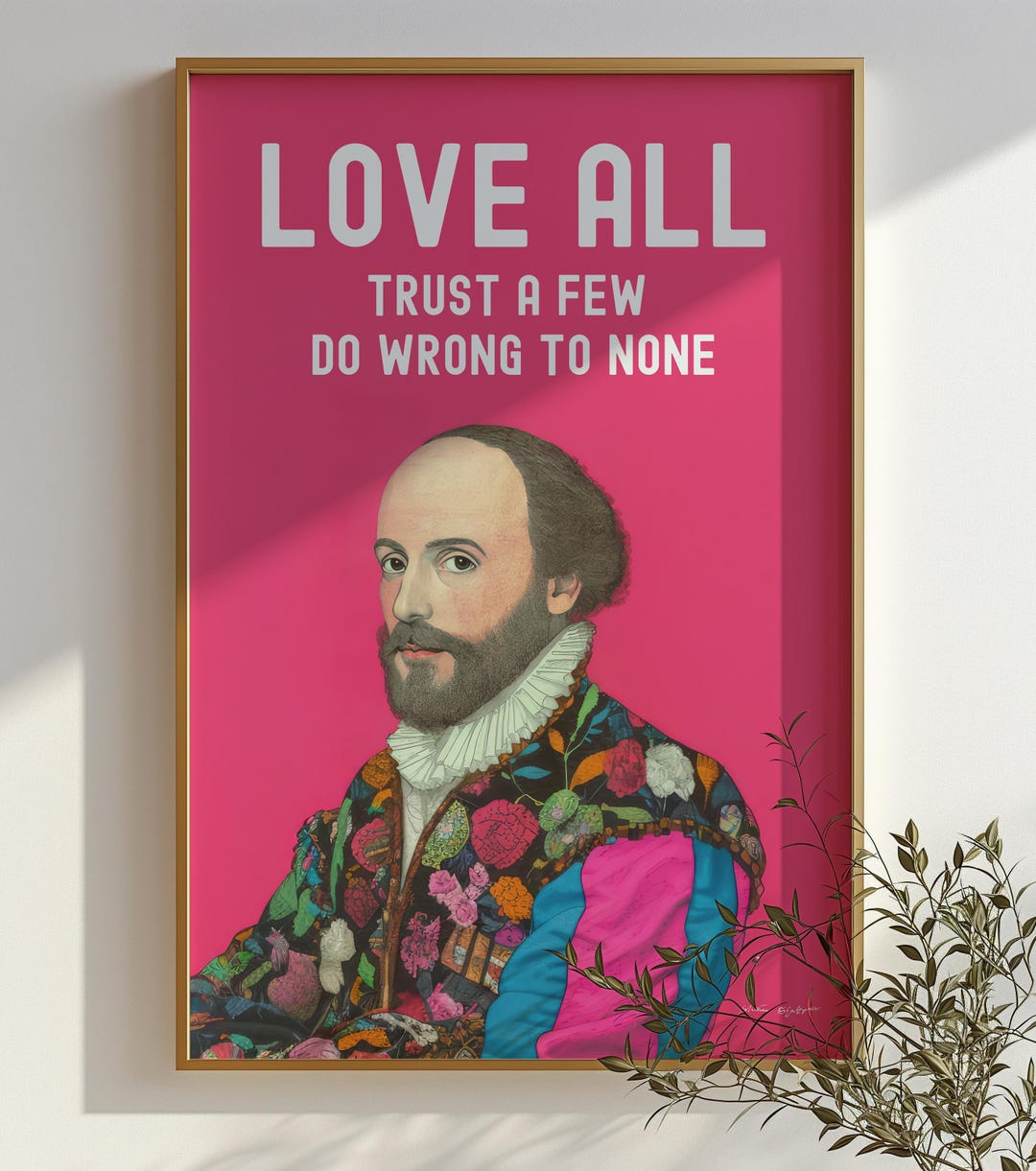 Shakespeare Quote, Shakespeare Quotation Theatre Art, Classroom Art ...