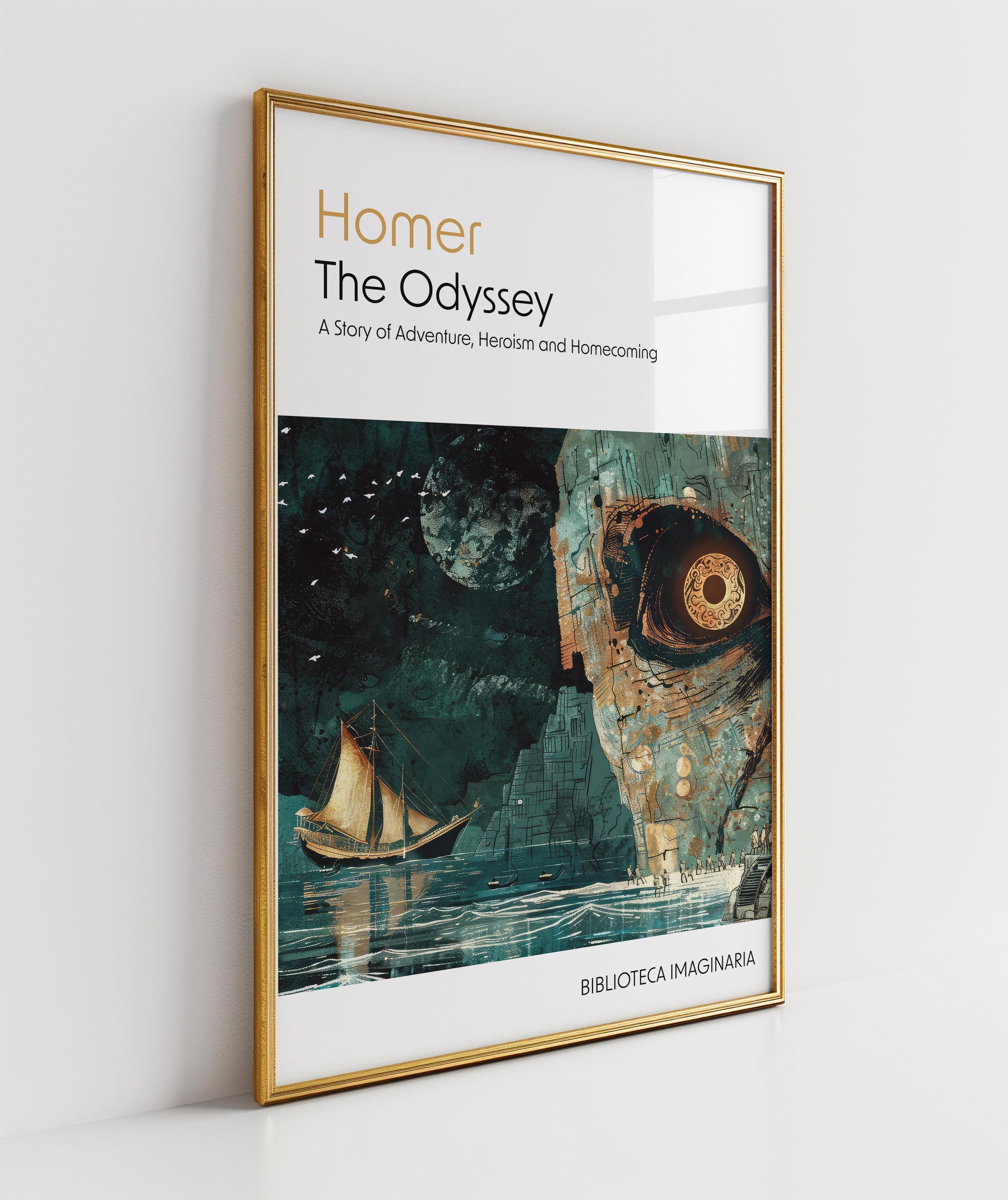 The Odyssey Art Print: Homer Literary Wall Art (instant Download) - Etsy