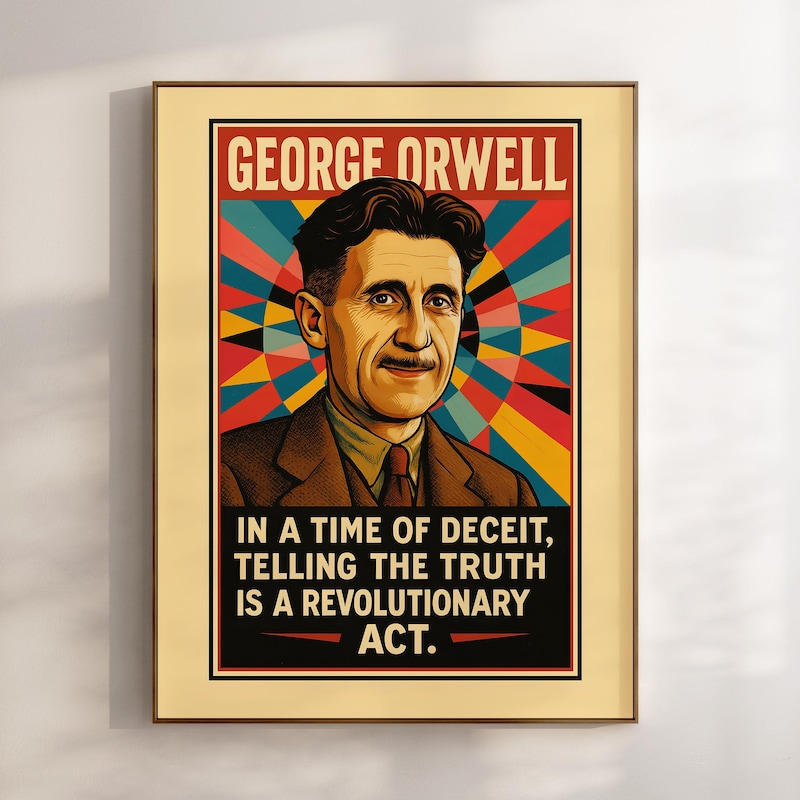 1984 George Orwell Poster - Etsy