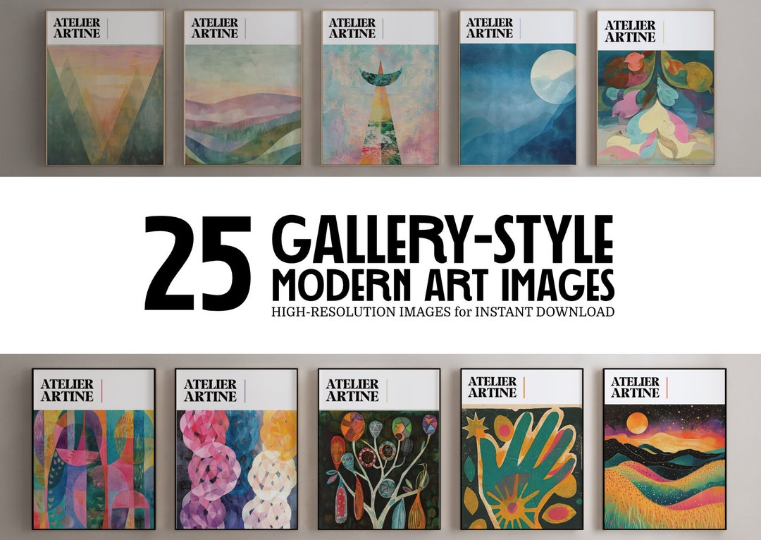 Modern Art Collection Printable Art Images High Resolution Art ...