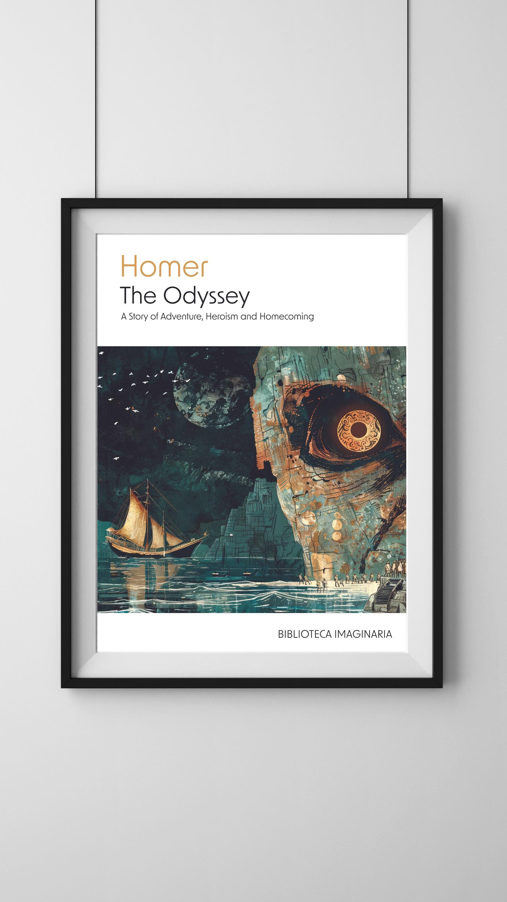 The Odyssey Art Print: Homer Literary Wall Art (instant Download) - Etsy