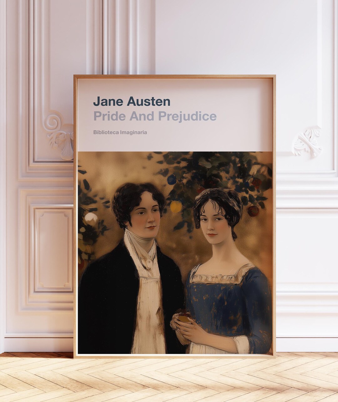 Pride and Prejudice Book Cover Art Print - Vintage Style (digital ...