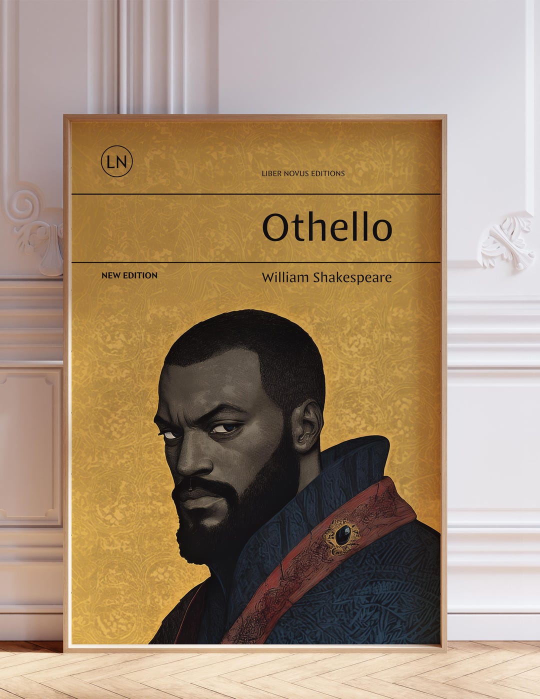 Othello Print, Shakespeare Art, Theater Art, Literary Art, Book Art, Theatrical Art, Wall Art ...