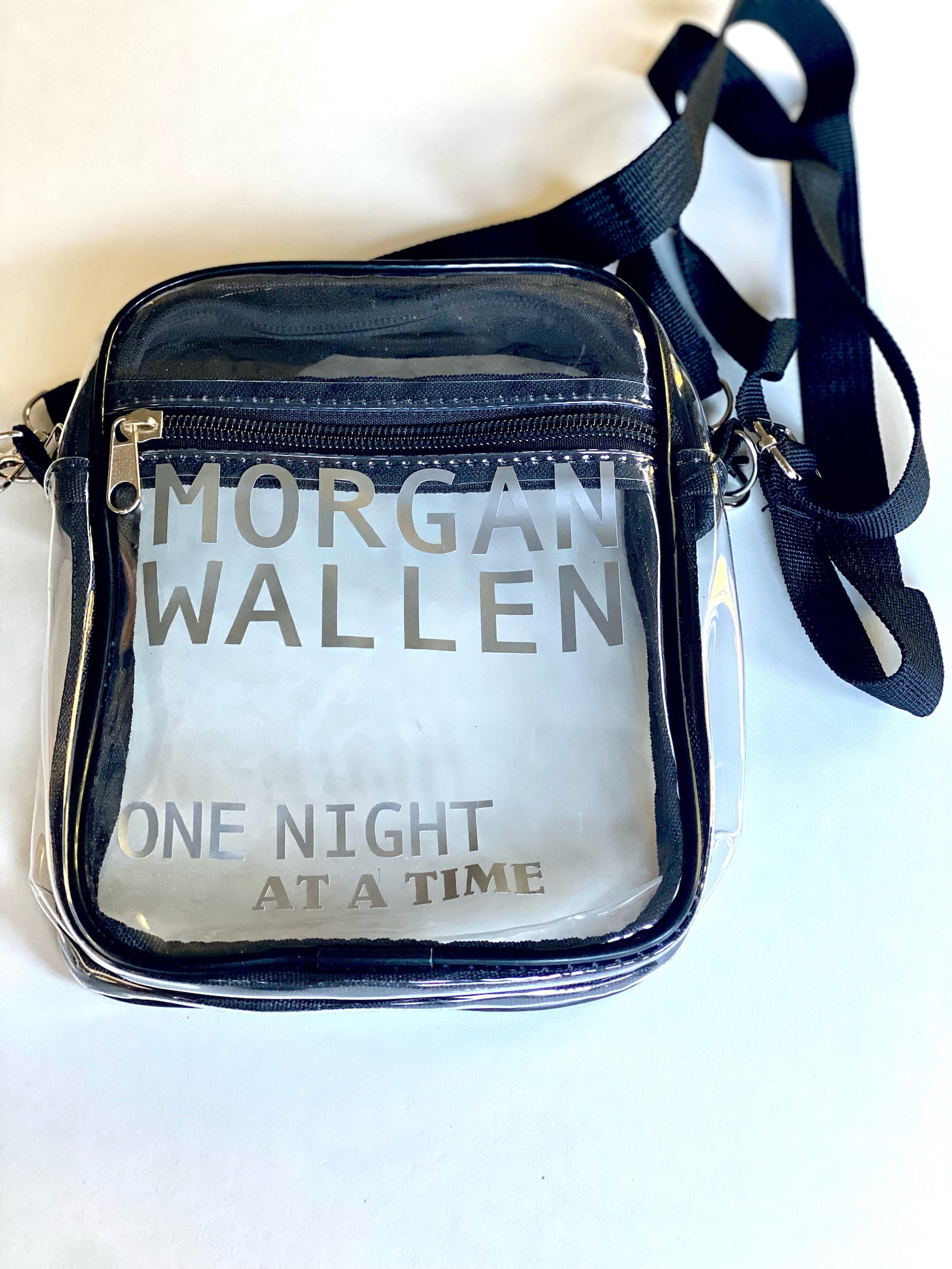 Custom Clear Concert Bag, Clear Bag, Cross Body Bag, Stadium Bag ...