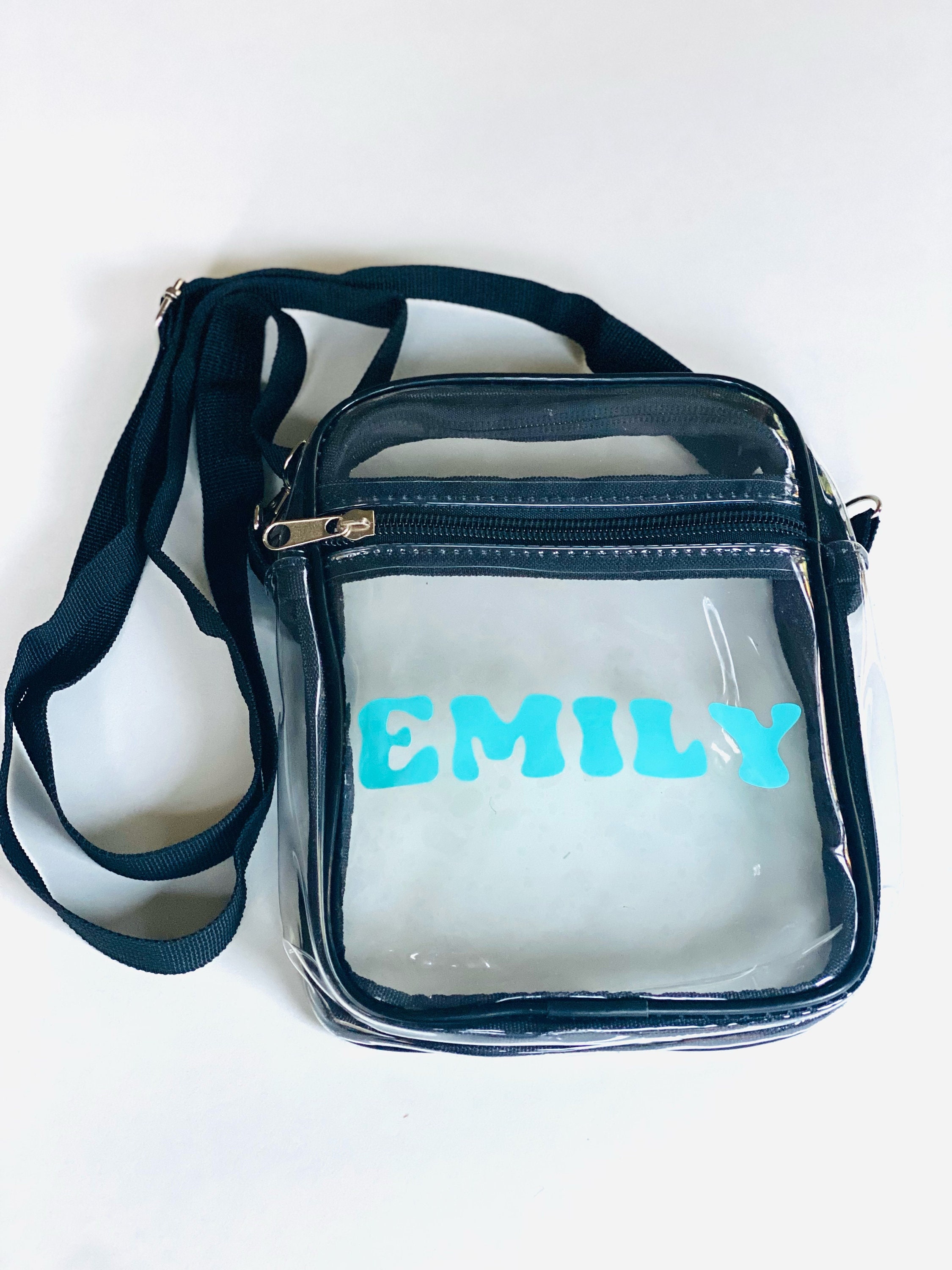 Custom Clear Concert Bag, Clear Bag, Cross Body Bag, Stadium Bag ...