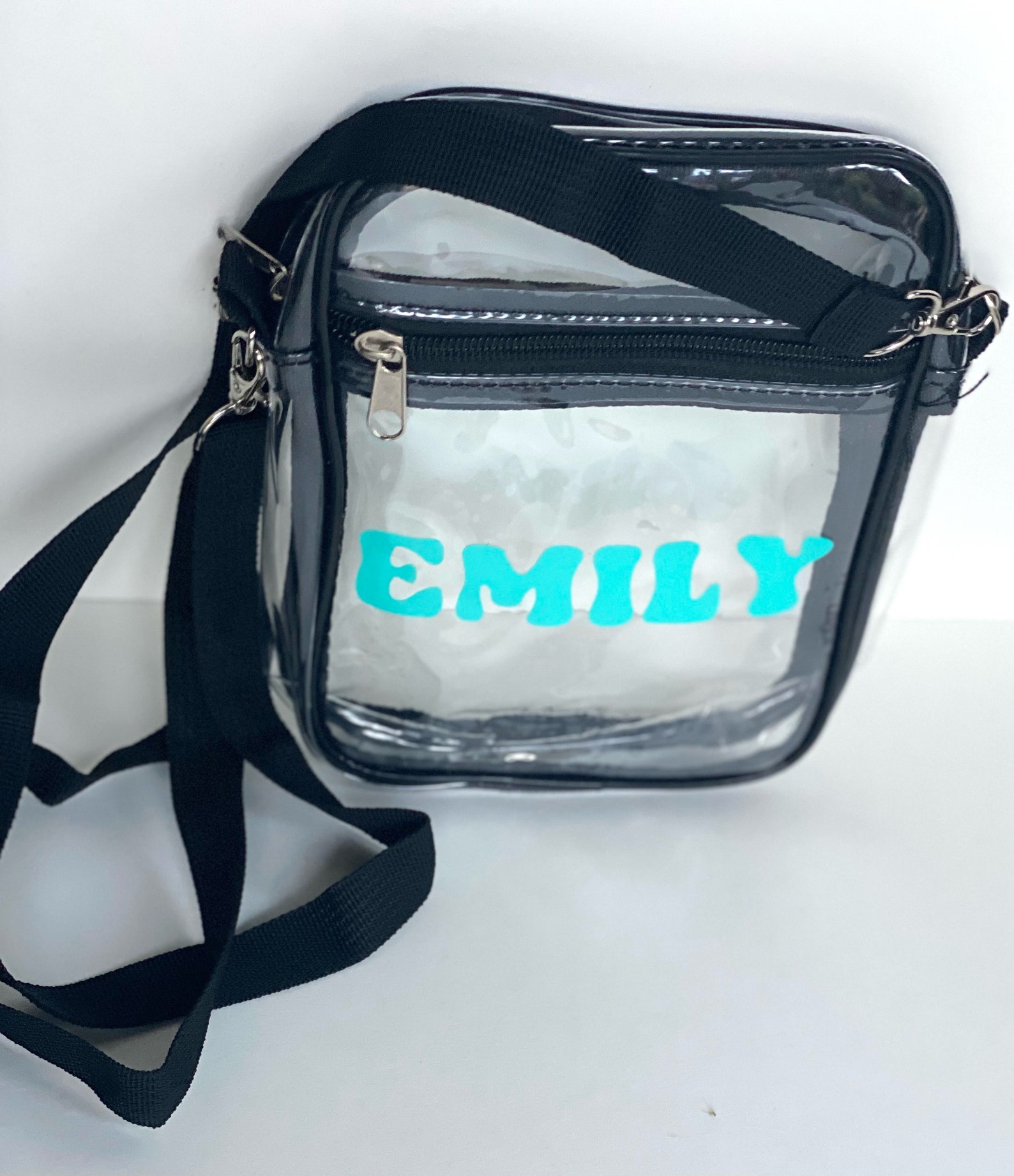 Custom Clear Concert Bag, Clear Bag, Cross Body Bag, Stadium Bag ...