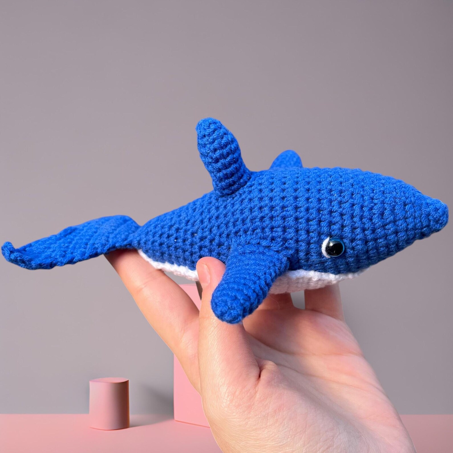 Shark Crochet Pattern, Cute Shark Amigurumi, Shark Plushie Crochet ...