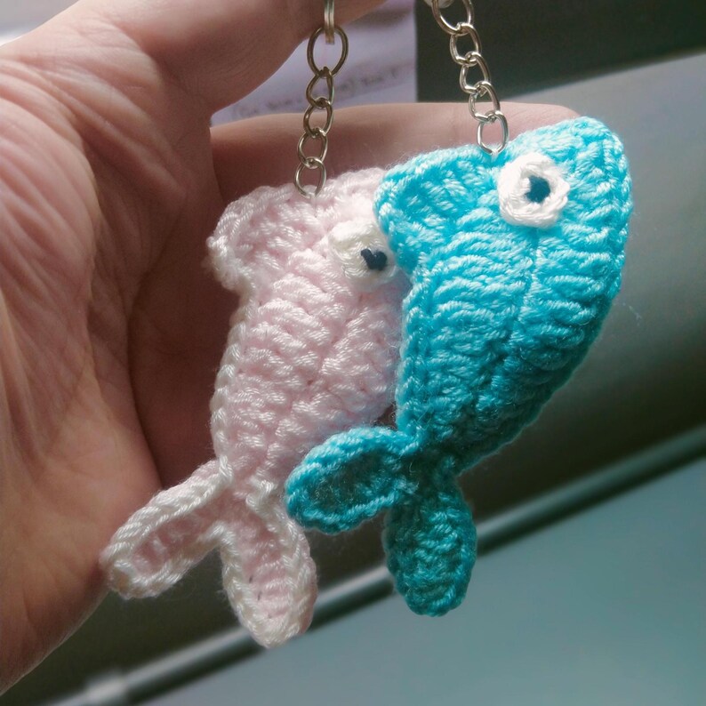 Crochet Fish Keychain Pattern - Easy Amigurumi Tutorial for Handmade ...