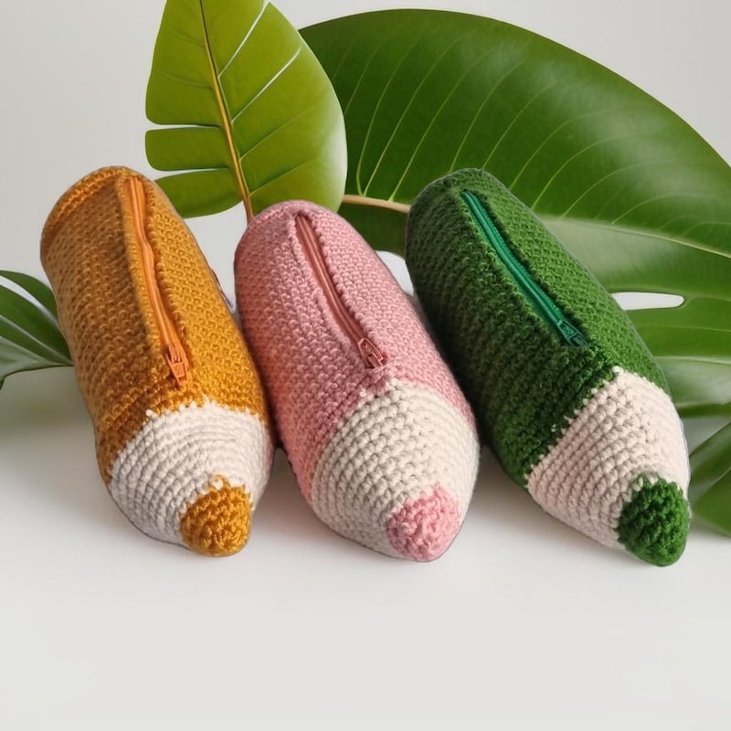 Knit Pencil Case Pattern - Etsy