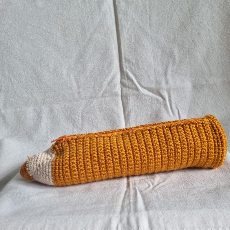 Easy Crochet Pencil Case Digital Download - Gift for Sister or Teacher ...