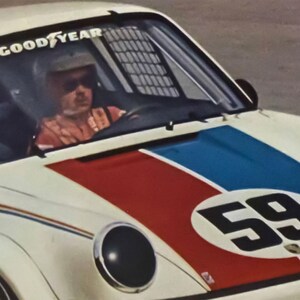 Porsche Poster | Vintage Porsche Trans-am Poster | 1977 Trans-am ...