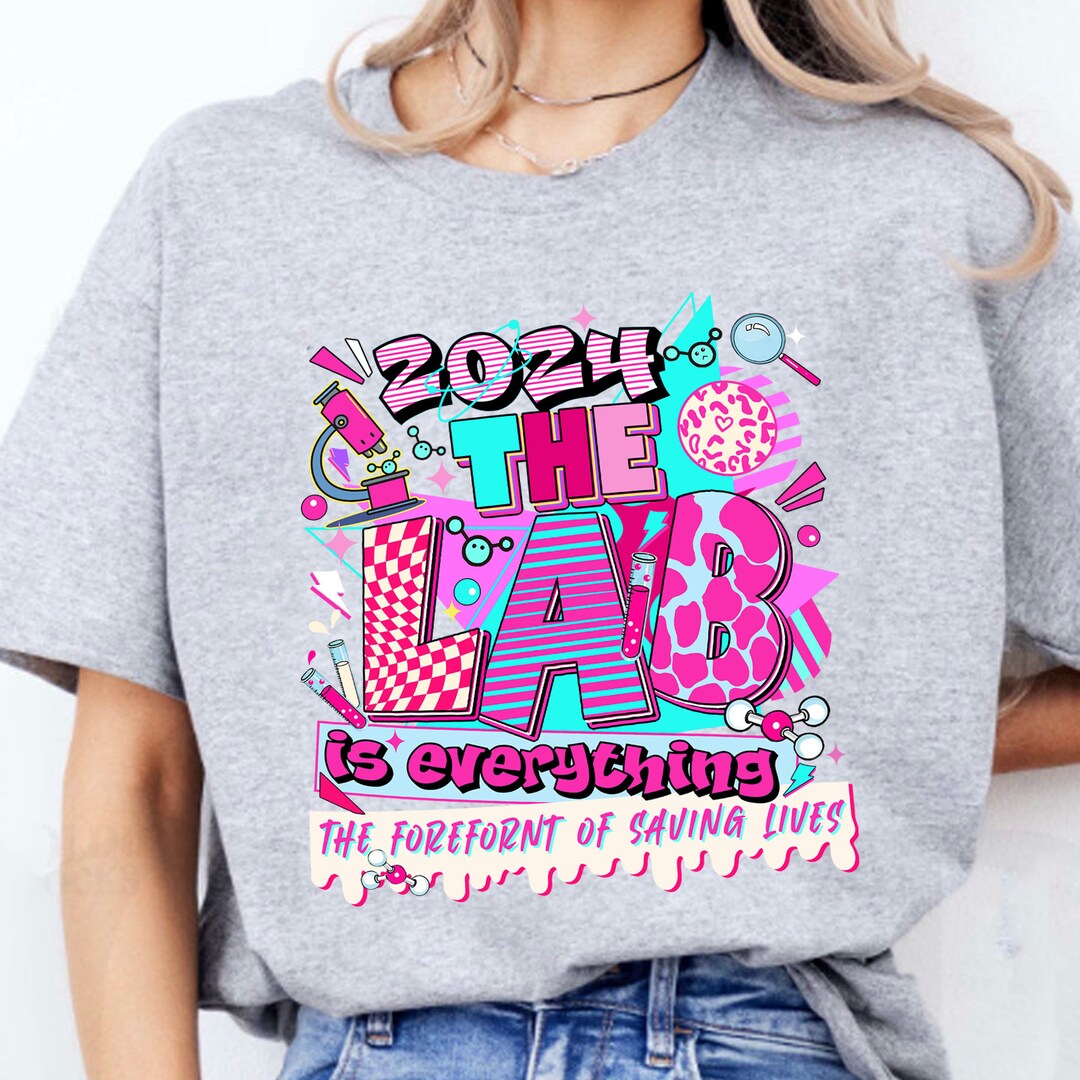 Pink Retro Lab Week 2024 Shirt, Medical Lab Science Sweatshirt ...