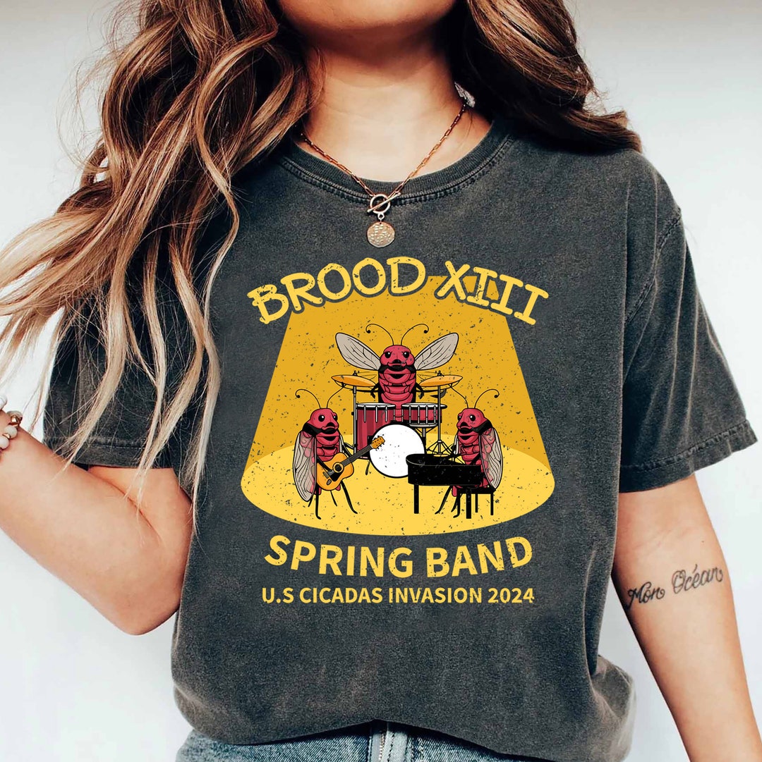 The Cicadas Spring Band 2024 Shirt, U.S Cicadas Invasion Shirt, Brood ...