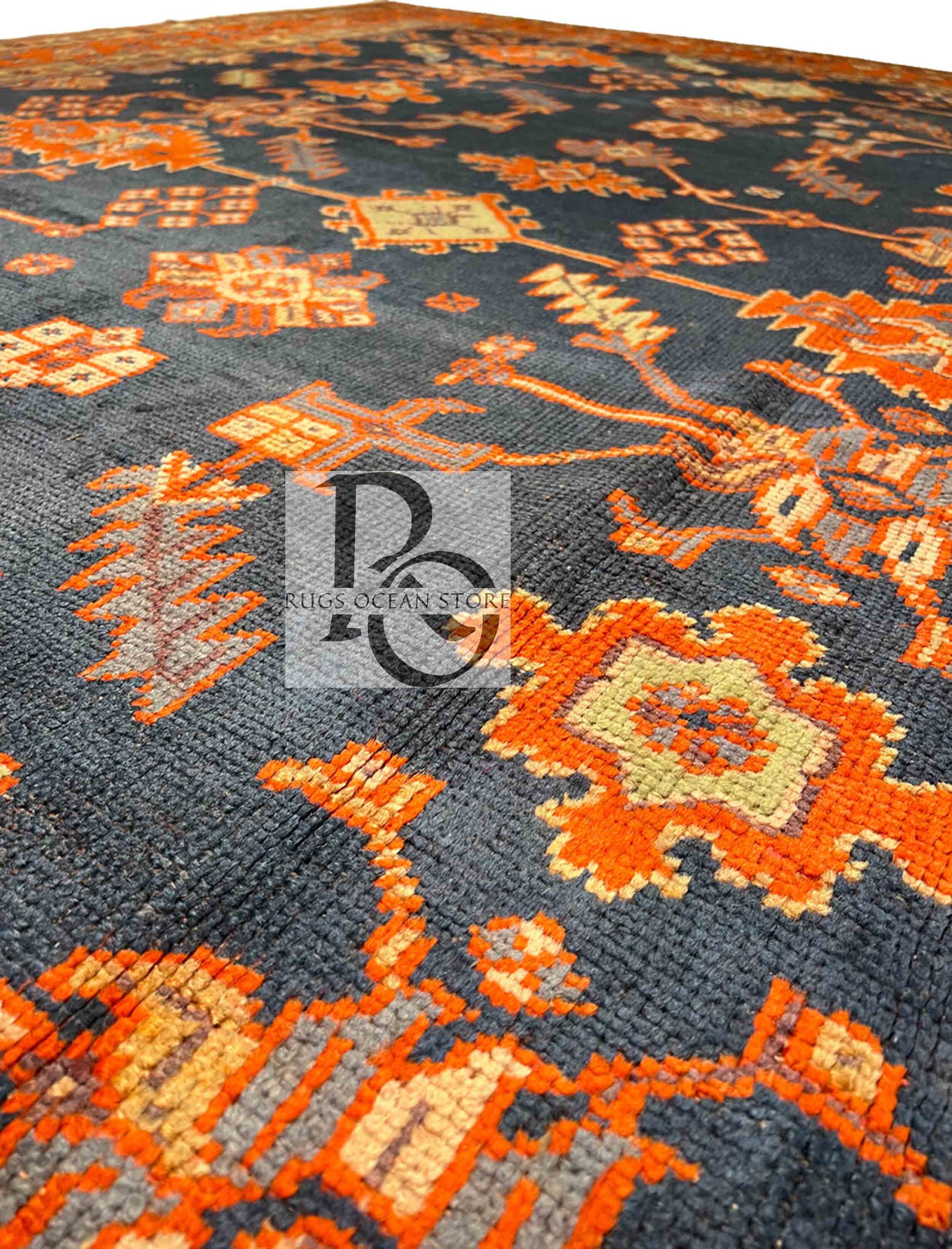 Elegant Oushak Style Peach Color Rug 5x8, 6x9, 8x10, 9x12, 10x14 Ft ...