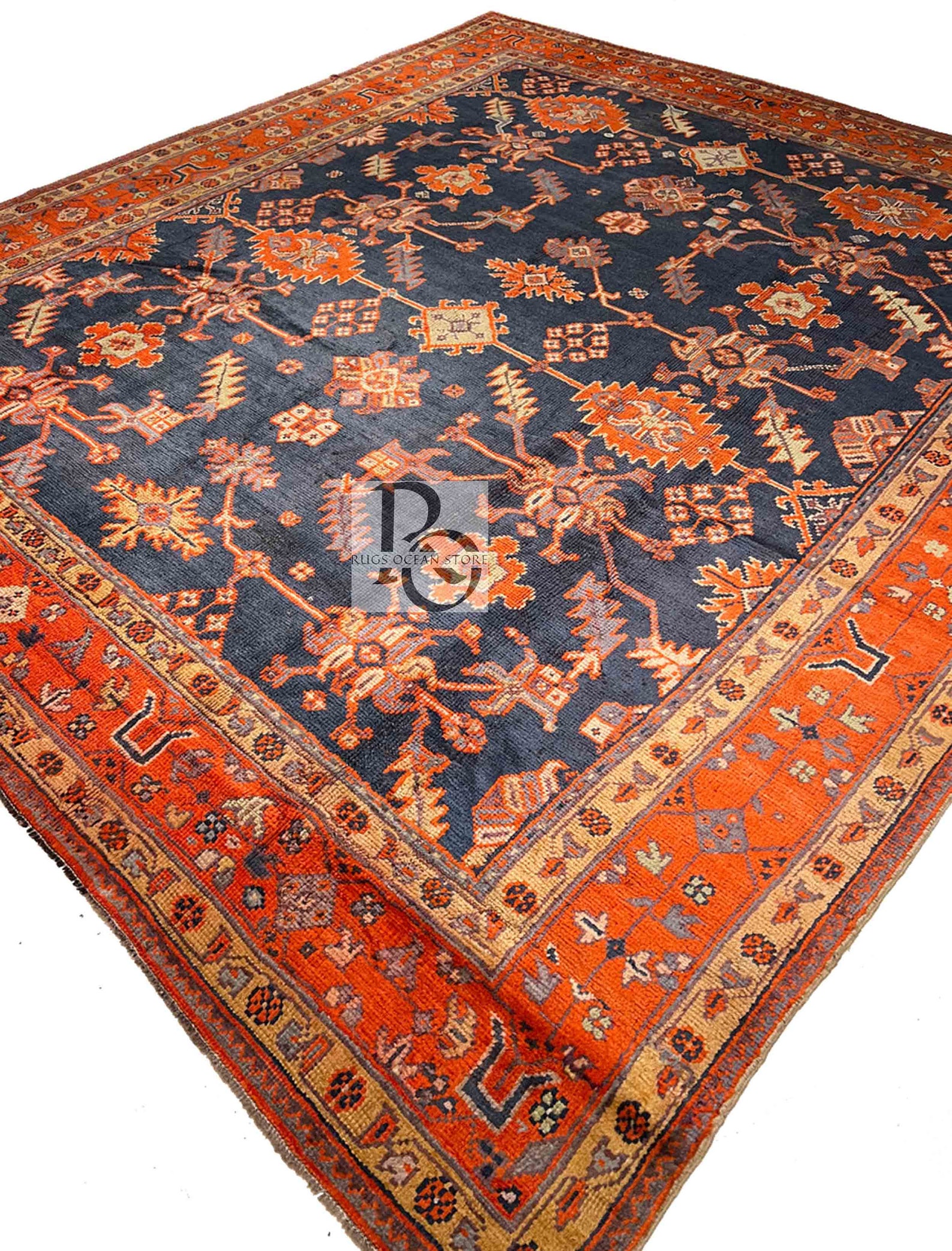 Elegant Oushak Style Peach Color Rug 5x8, 6x9, 8x10, 9x12, 10x14 Ft ...