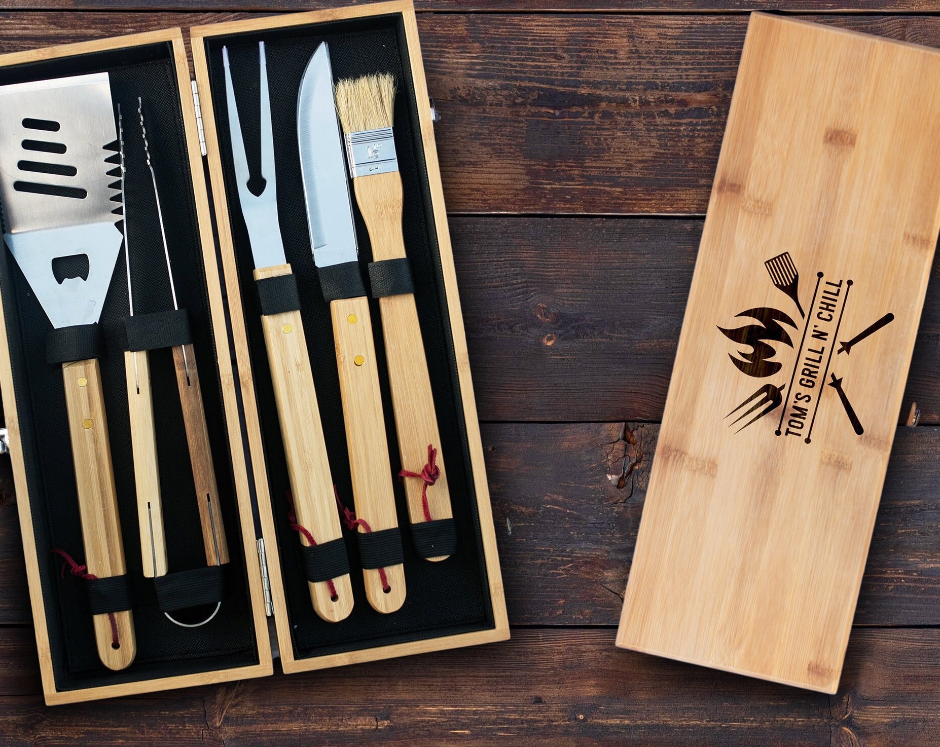Personalized BBQ Set: the Ultimate Grill Gift for Him on - Etsy Australia