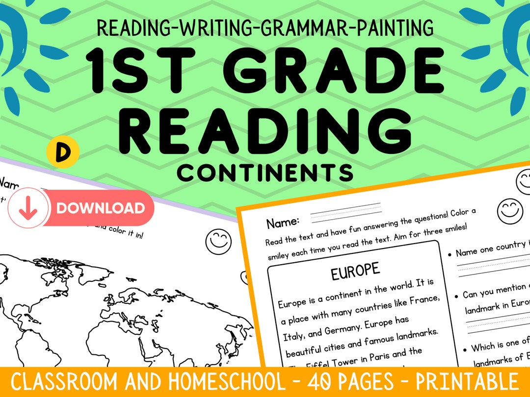 1st Grade Reading Comprehension Worksheets,printable Classroom ...