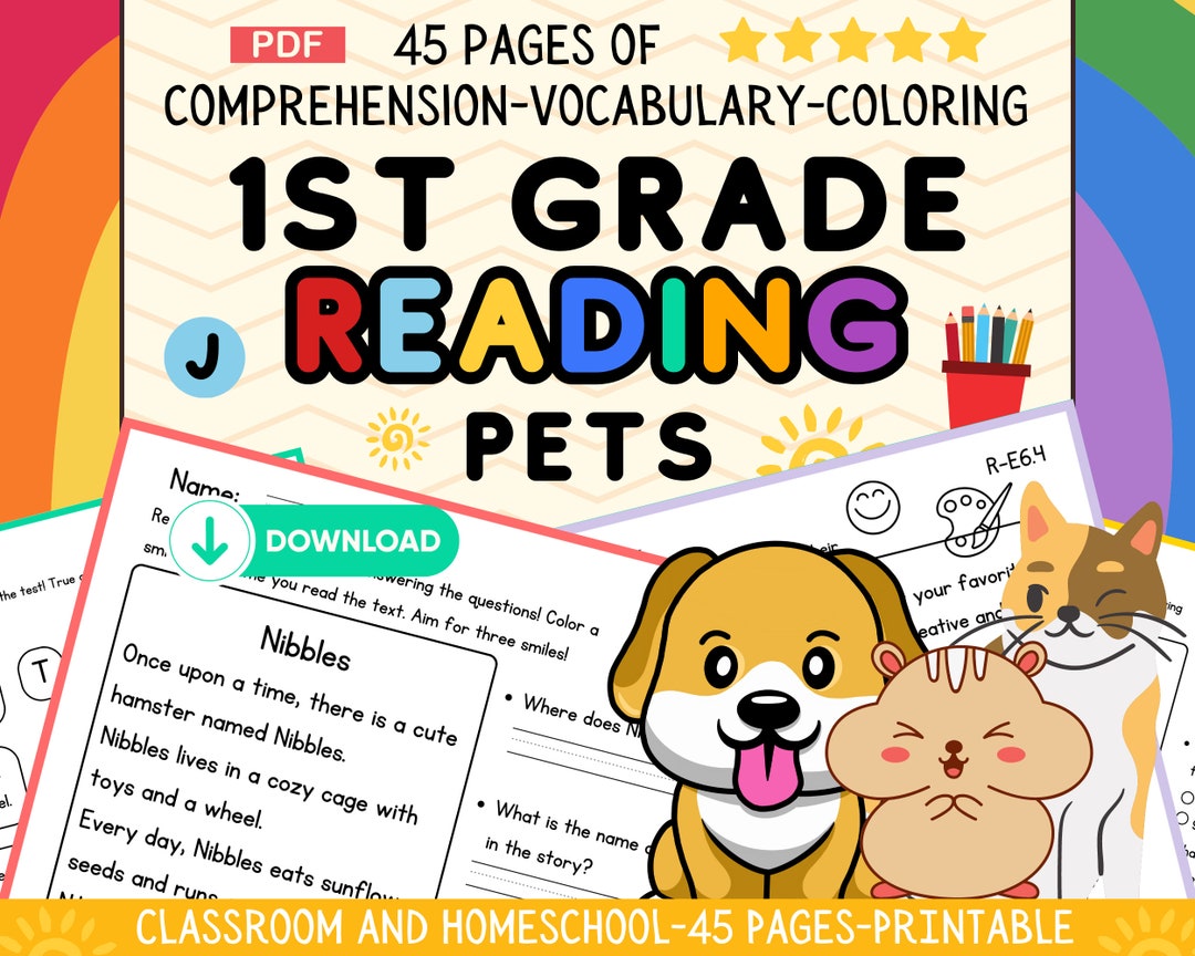 1st Grade Reading Comprehension Worksheets,printable Classroom ...