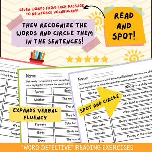 1st Grade Reading Comprehension Worksheets Seasons,printable Classroom ...