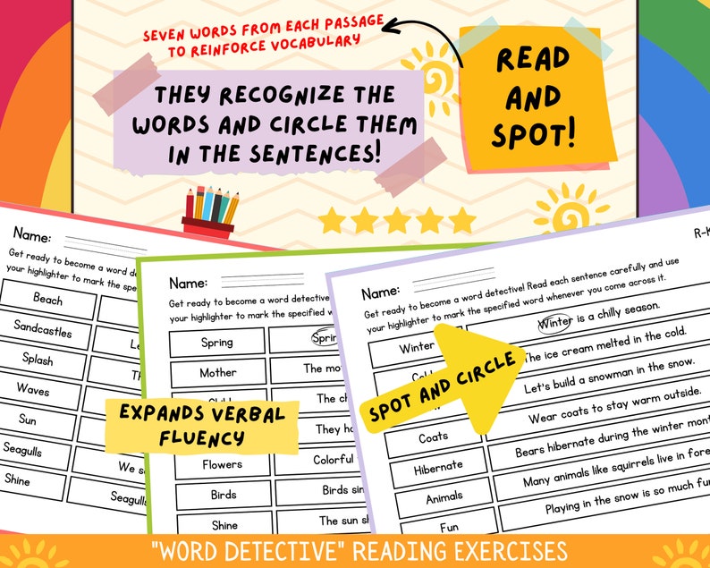 1st Grade Reading Comprehension Worksheets Seasons,printable Classroom ...