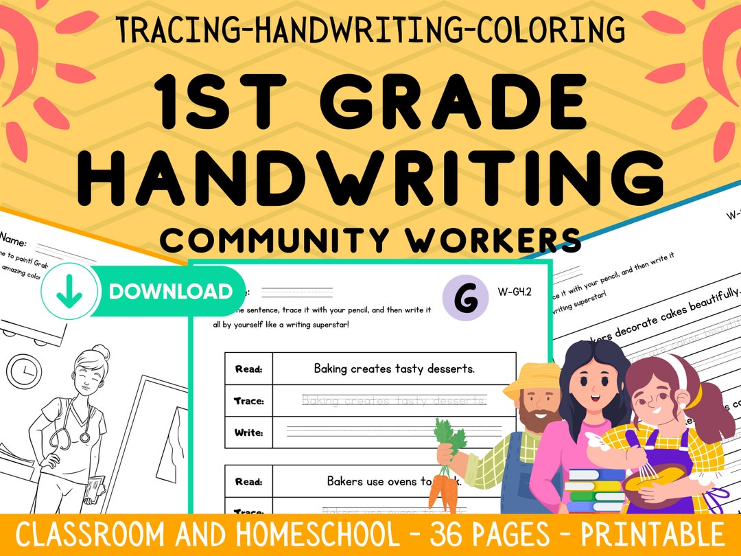 1st Grade Writing Exercises Sentences,learn to Write,tracing Activities ...