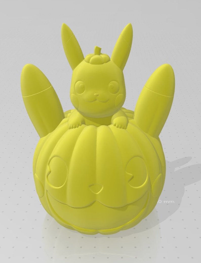 Halloween Pack Pikachu 3d Model STL File, 3D Digital Printing STL File ...