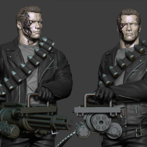 Terminator Stl File - Etsy