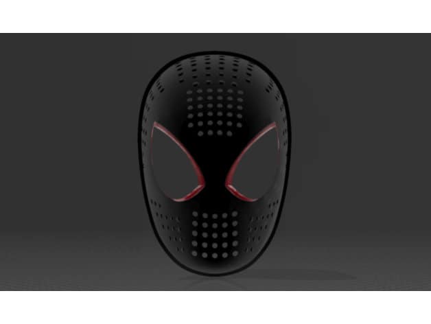 Spiderman Face Shell Miles Morales High Quality 3D Printer Files 3D STL ...