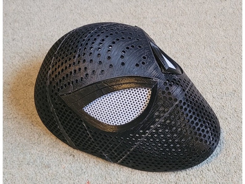Spider-man Face Shell Helmet V3 + Lenses High Quality 3D Printer Files ...
