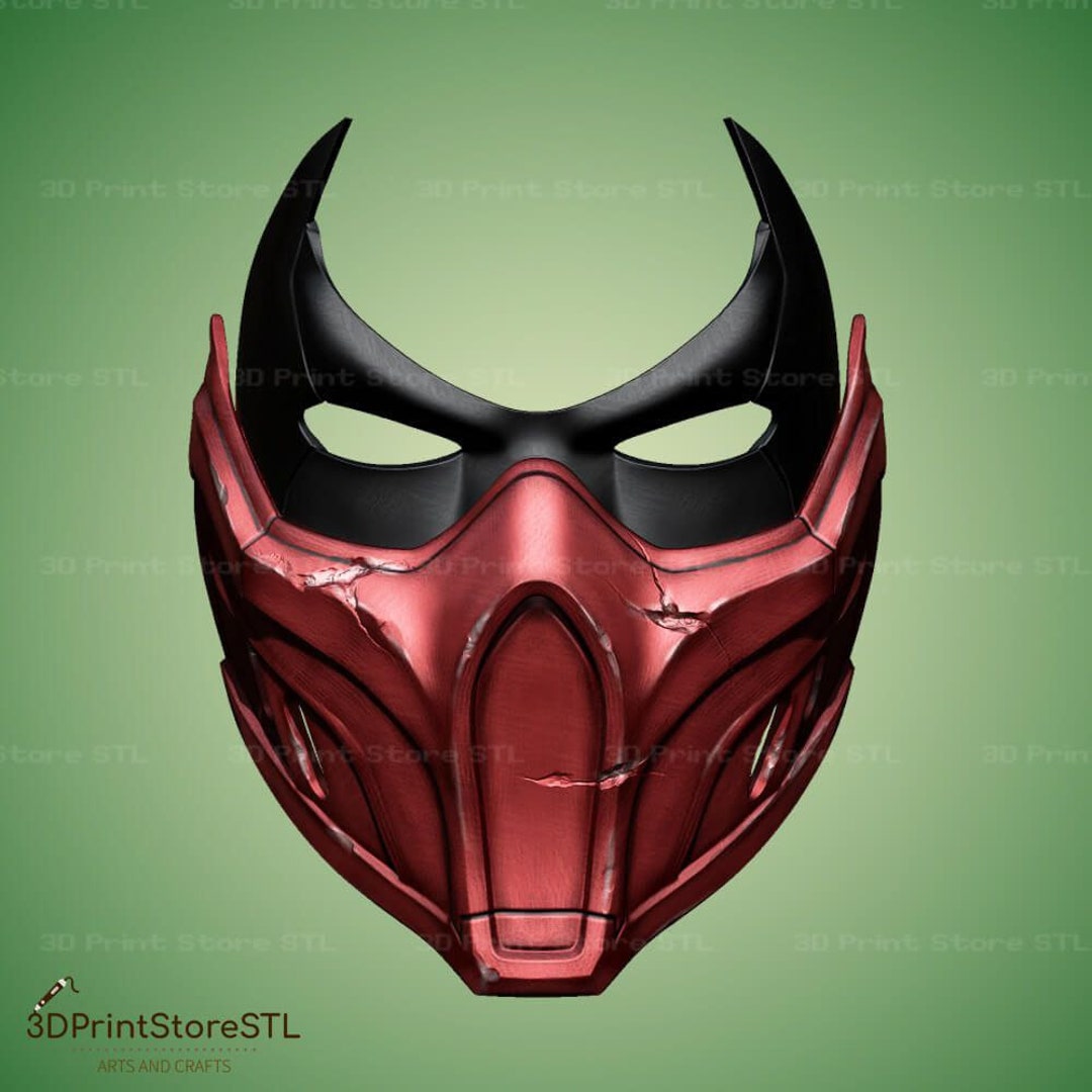 Red Hood Outlaw Inspired Mask High Quality 3D Printer Files 3D STL ...