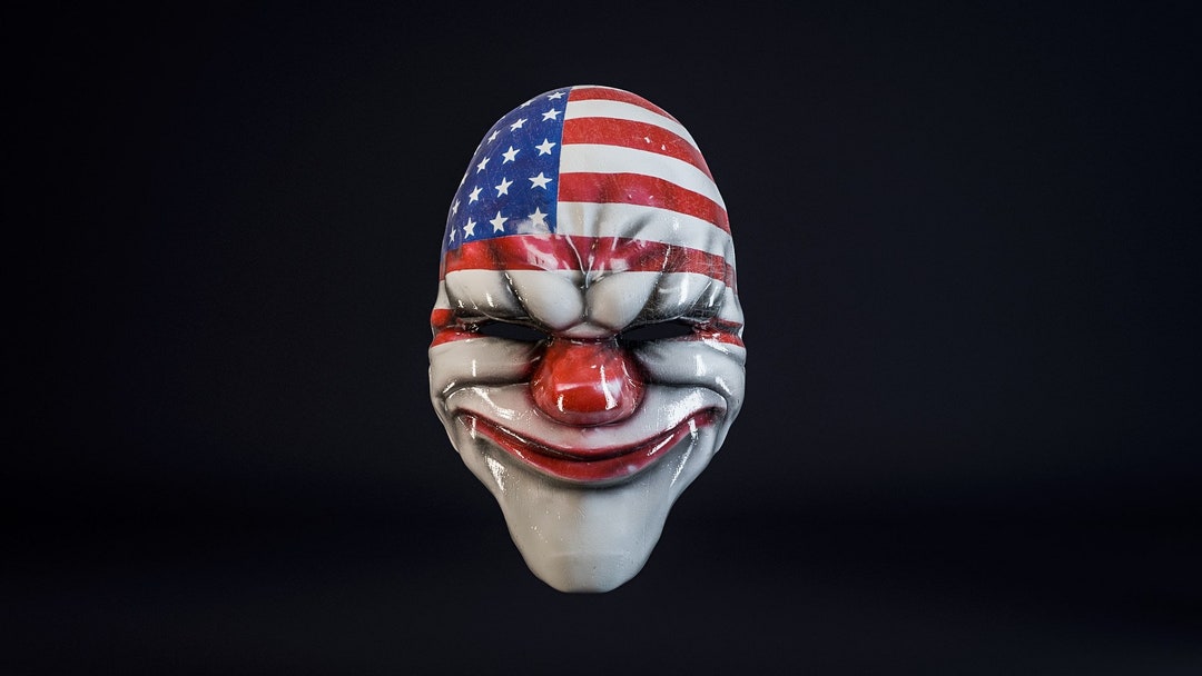Payday 2 Dallas Maskk Helmet Cosplay 3D Digital Printing STL File for ...