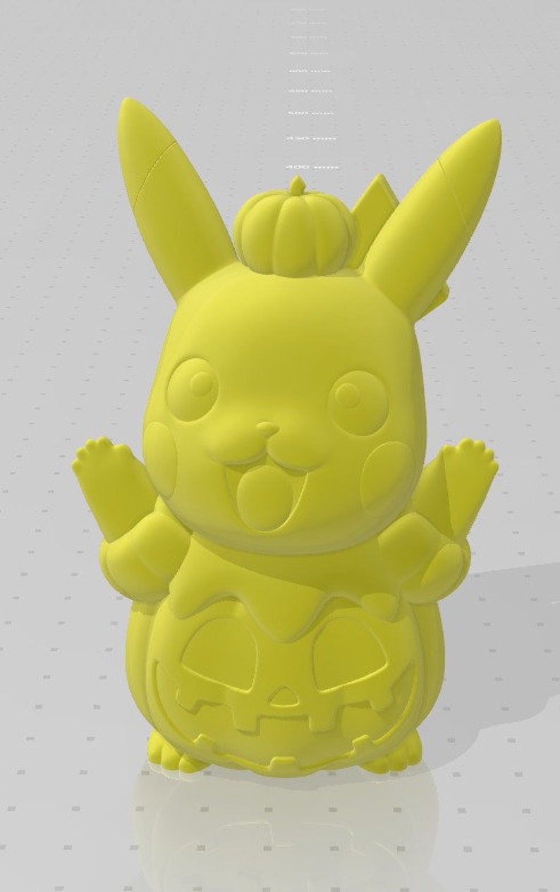 Halloween Pack Pikachu 3d Model STL File, 3D Digital Printing STL File ...